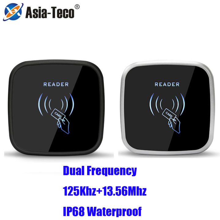 Long Range RFID Card Reader 125KHZ 13.56KHZ Wiegand26 Proximity RFID Card Access Control Reader ...