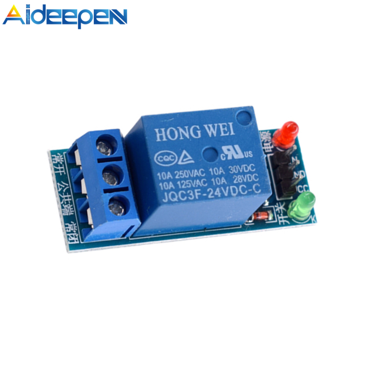 Aideepen Relay Module 12V/24V Relay Board 1 Channel /2 Channel with ...