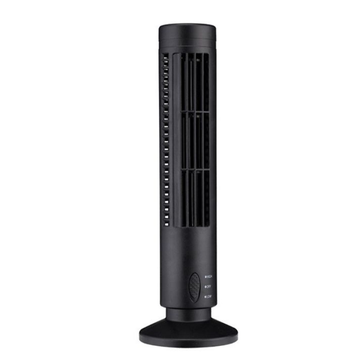 Desk Fans 20CC Quiet 2 Speed Electric USB Powered Tower Vertical Air ...
