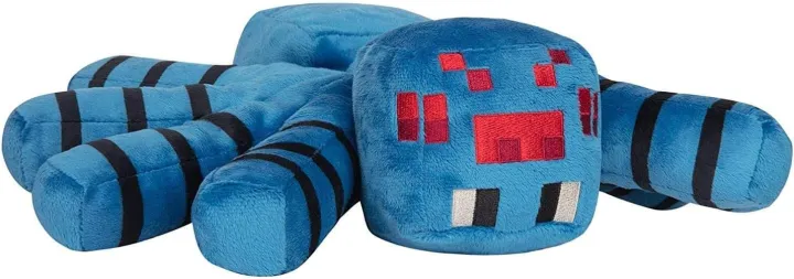 Minecraft 8693 Jinx Adventure Cave Spider Plush Filled Blue 15 ...