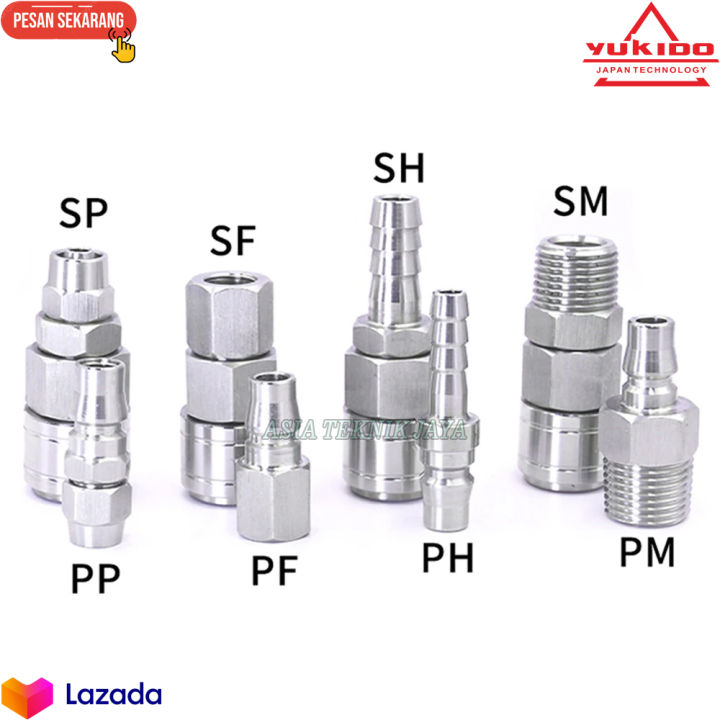 Quick coupler PF 20 coupling PF20 20ph SAMBUNGAN SELANG ANGIN COUPLER ...