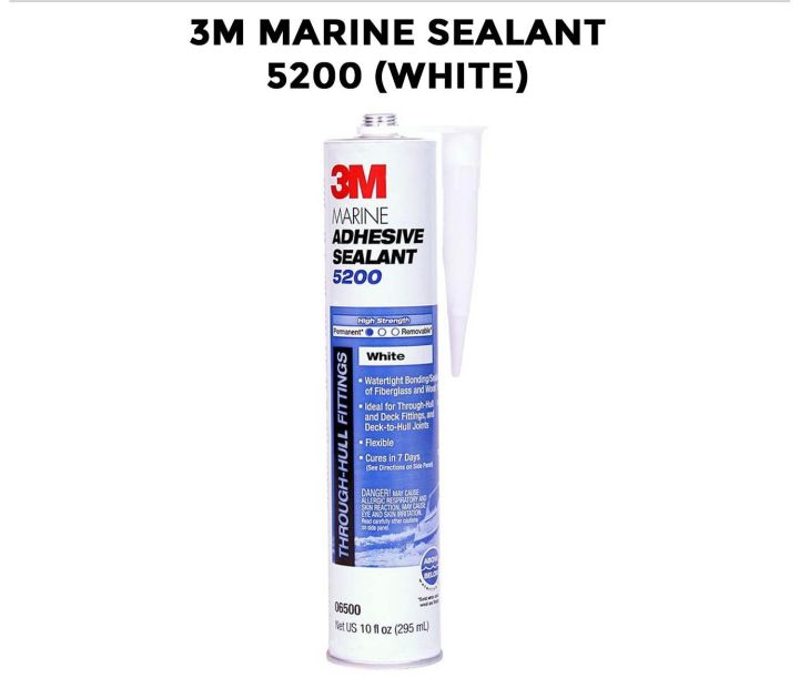 3M 5200 Marine ADHESIVE Sealant WHITE | Lazada PH