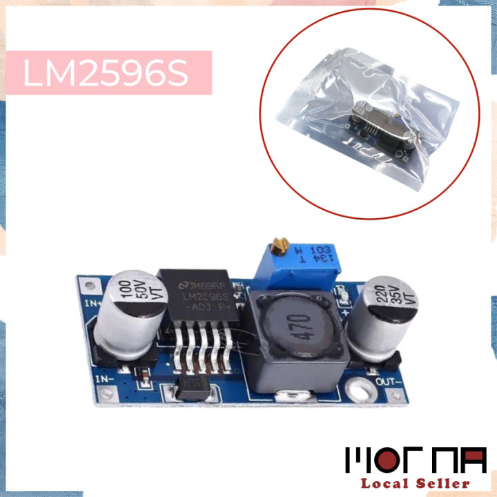 LM2596S Step Down Module 3A DC-DC Buck Converter Power Supply Module ...