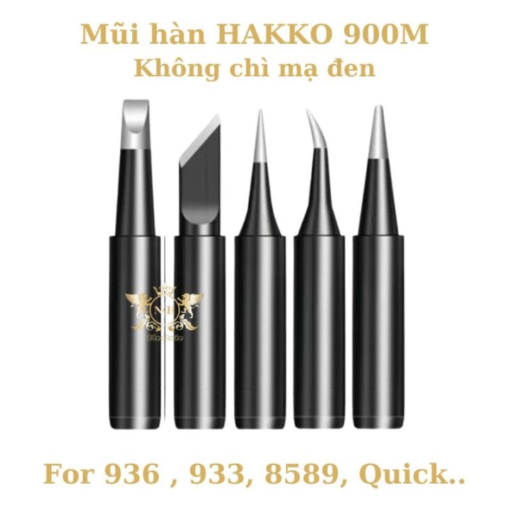 Mũi hàn HAKKO 936 không chì mạ đen sử dụng cho trạm hàn HAKKO 900M, 933, 936, Quick | Lazada.vn