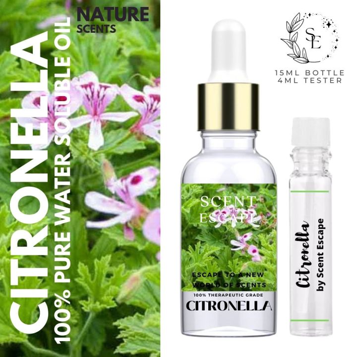 CITRONELLA Humidifier Water Soluble Oil / Aromatherapy Oil / Diffuser ...