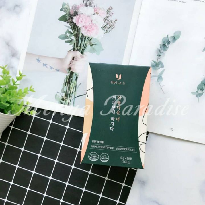 BELLO.U Slimming Coffee 藤黄果咖啡 6g*28条/盒 | Lazada