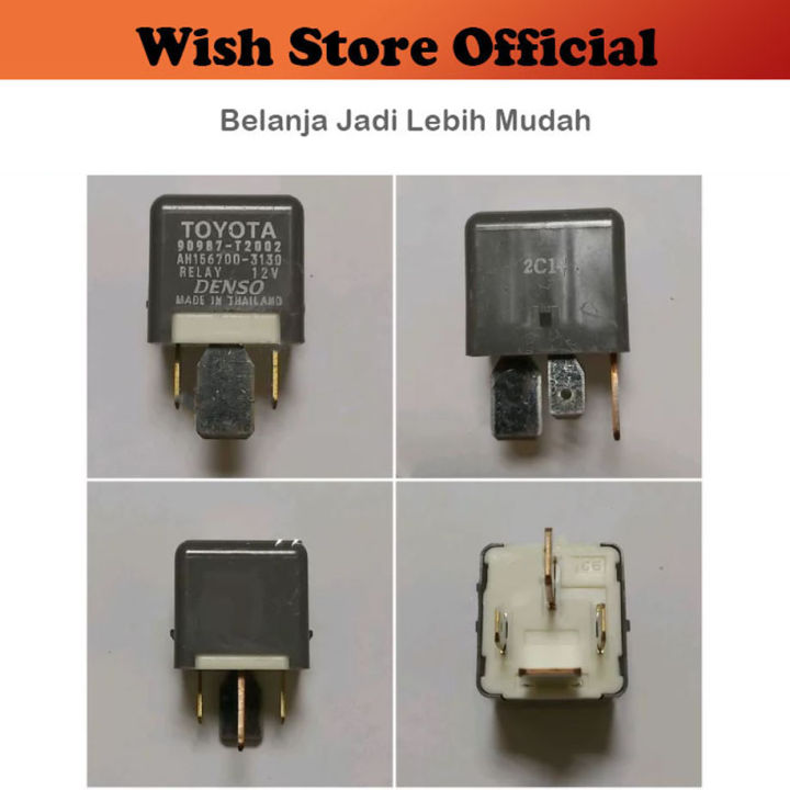 Relay Pusat Kaki 4 / 4 Pin 12V Denso Toyota Innova & Avanza | Lazada ...