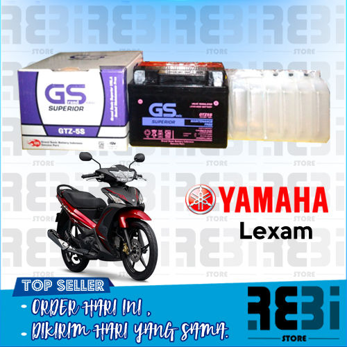 Aki Motor Yamaha Lexam GTZ5S Lorenzo Accu Kering MF | Lazada Indonesia