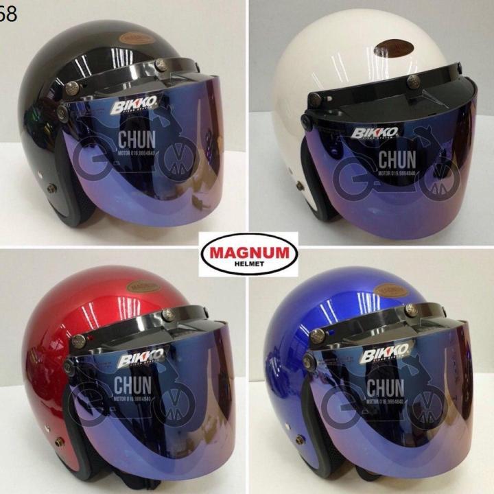 Helm motor Magnum M8 Helmet Motorcycle with Bikko Visor+Cap (Sirim ...