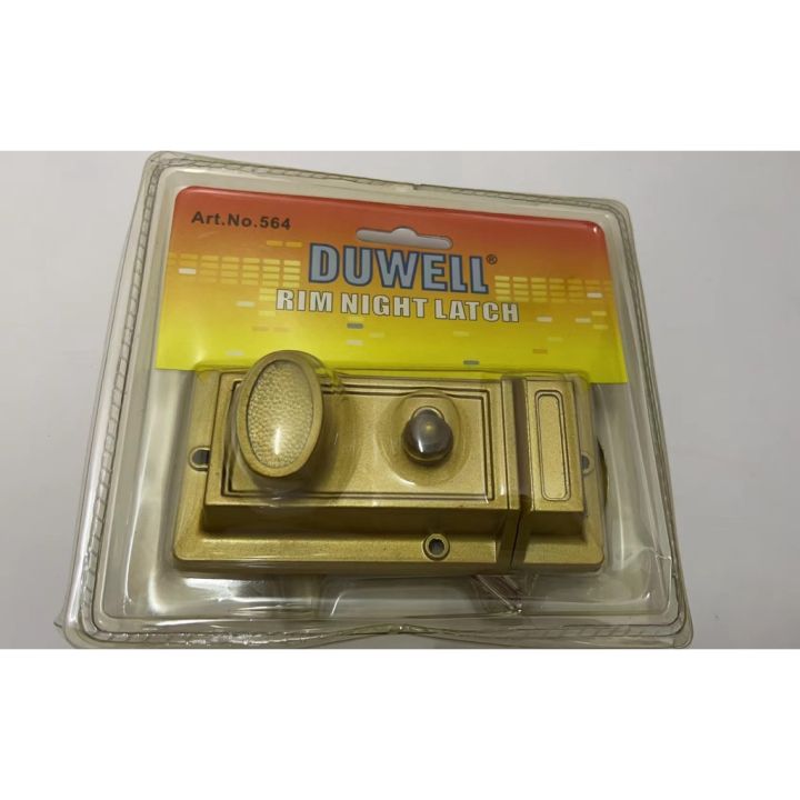 Duwell Door Lock Rim Night Latch for gate , door , doorknob lever type ...