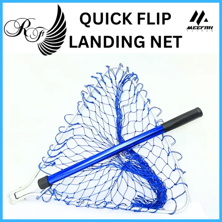 ROD FORD MINI QUICK FLIP LANDING PE NET - Fishing Net Jaring Pancing ...
