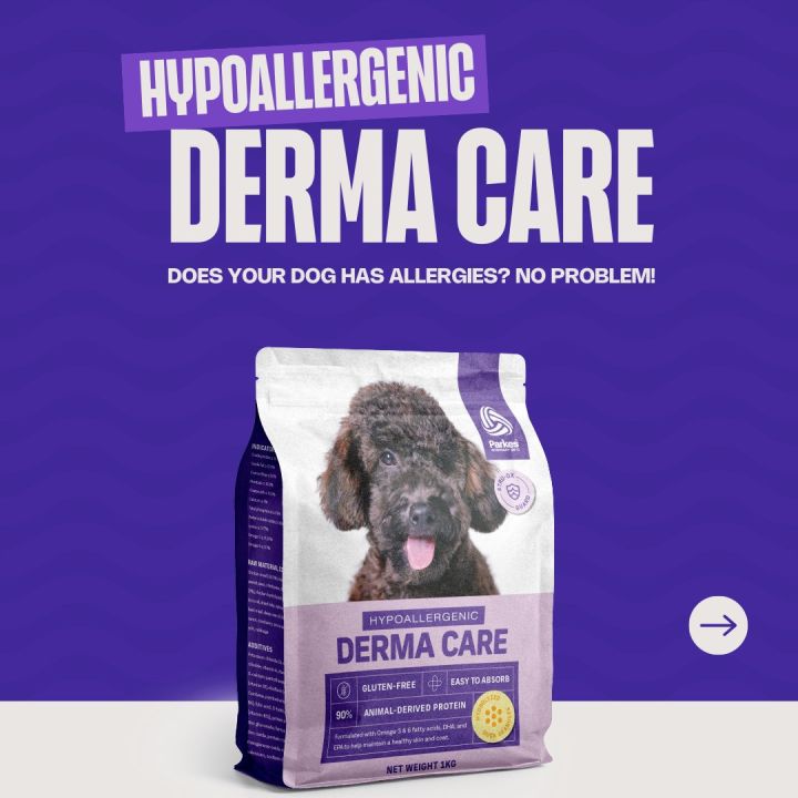 Derma Care | Parkes Veterinary Diet | Hypoallergenic | Animal-Derived ...