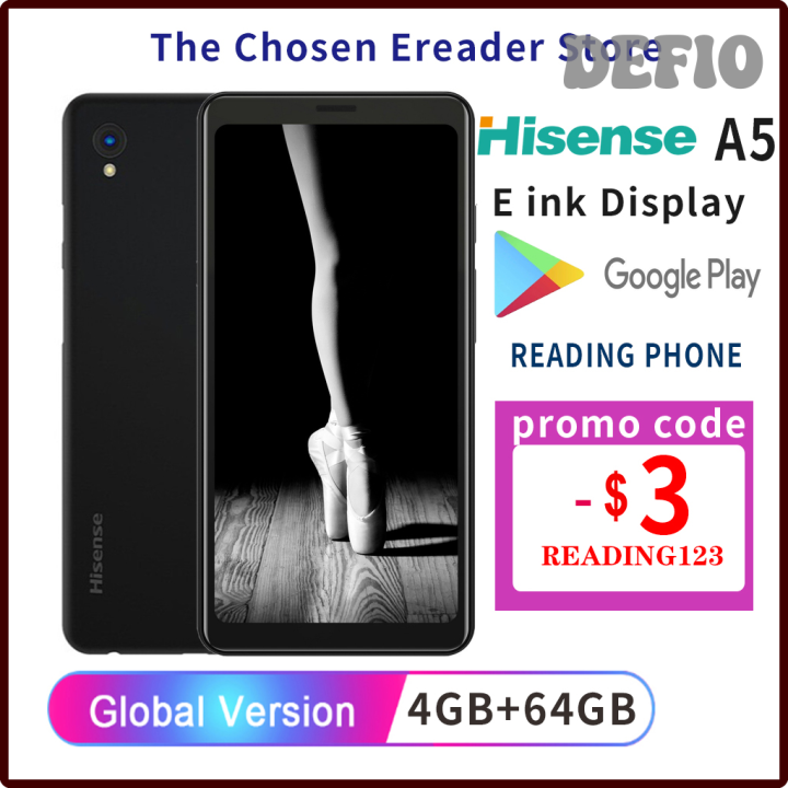 DEFIO Google Play Hisense A5 Facenote F1 EInk Display Screen Celular Telefon Ebook Reader ...