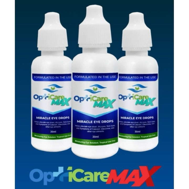 OPTICARE MAX MIRACLE EYE DROPS 30ml 1 bottle ￥% | Lazada PH