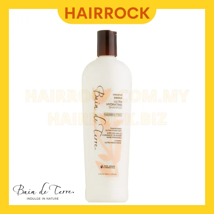 BAIN DE TERRE COCONUT PAPAYA ULTRA HYDRATING SHAMPOO 400ML | Lazada
