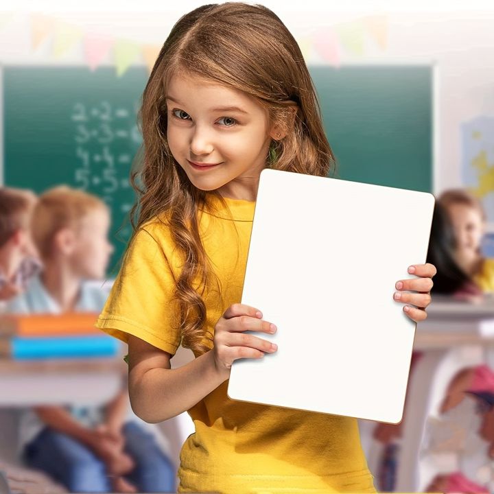 All White Board Dry Erase Boards Classroom Pack Mini White Boards A4 ...