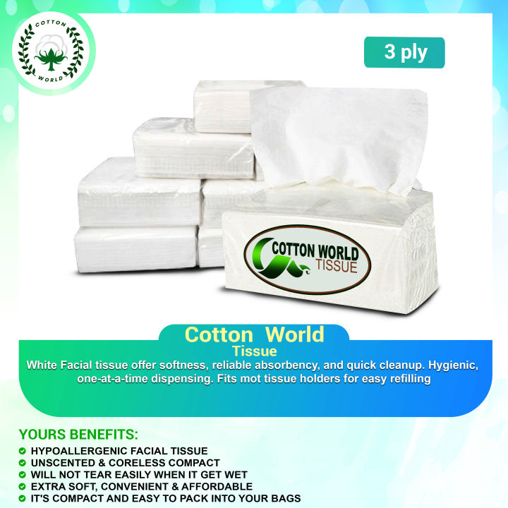 Facial Tissue Interfolded Paper 3 ply size | Lazada PH