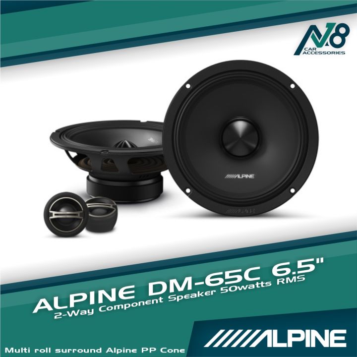 Alpine DM-65C 2-Way Component Speaker System Genuine | Lazada PH