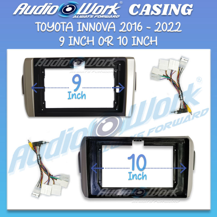 Toyota Innova 2016-2022 9 Inch 10 Inch Android Player Casing (Black ...