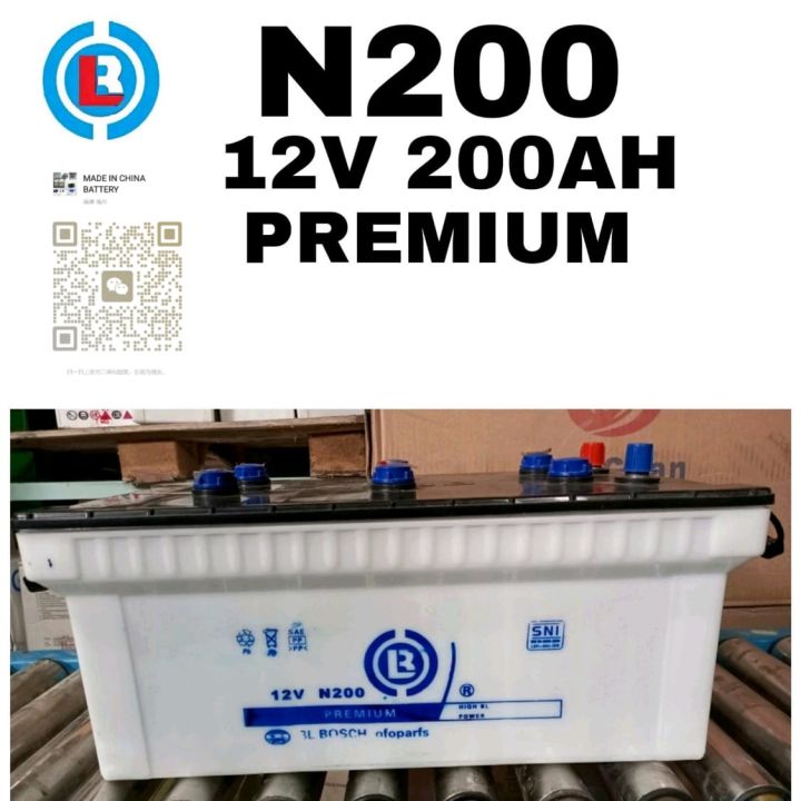 Aki Accu BAOLE N200 12 Volt 200 Ah PREMIUM ORIGINAL untuk aki mobil ...