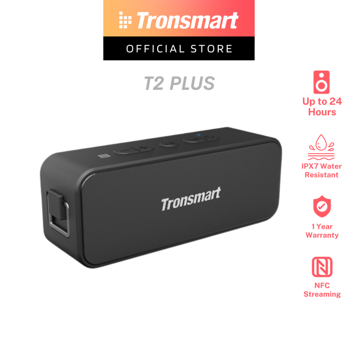 Tronsmart T2 Plus 20W Portable Speaker Deep Bass Bluetooth Speaker 5.0 ...