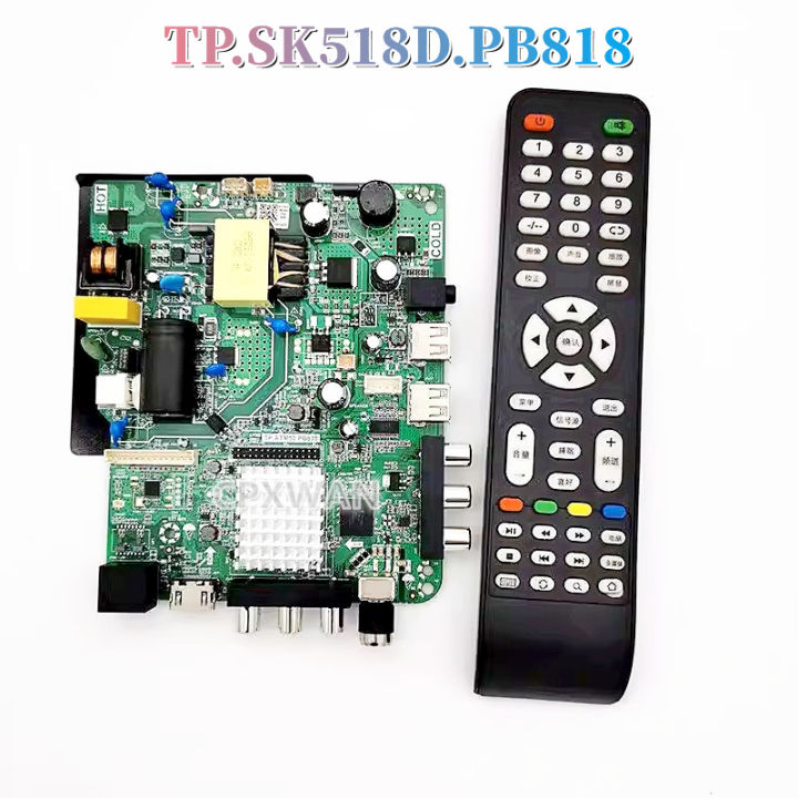 1pc Original TP.SK518D.PB818 mainboard TP.SK518D.PB802 TP.SK518D.PC821 network 3-in-1 LCD TV ...