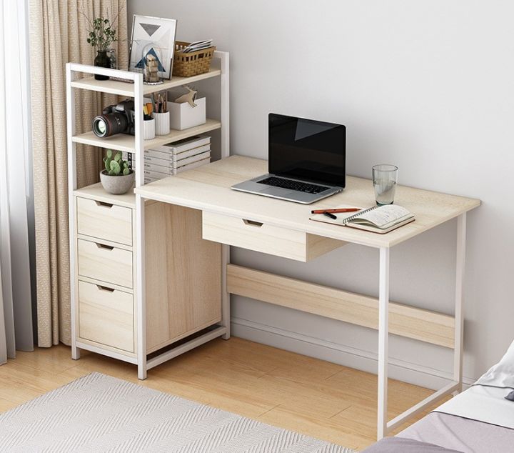 #MMF05 Modern Computer Table with drawers and cabinet | Lazada PH