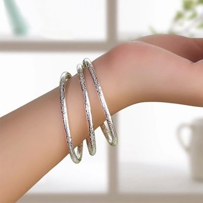 HP-S925เงินโบฮีเมียนสร้อยข้อมือเปิดแฟชั่นชุบเงินสุภาพสตรีสร้อยข้อมือผู้ชายและผู้หญิงคู่แหวน ...