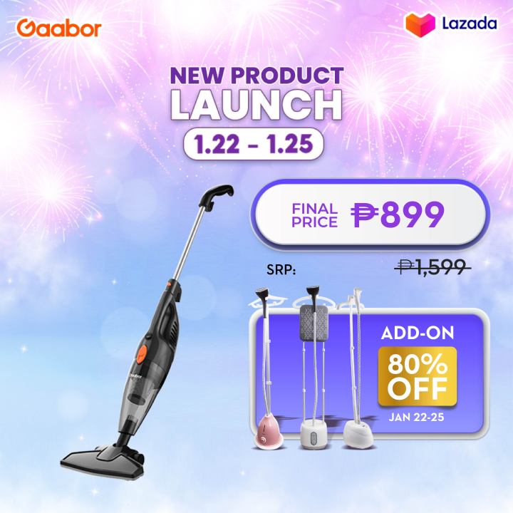 Gaabor Vacuum Cleaner, Household 2-in-1Mini Handheld Light & Clean Dual ...