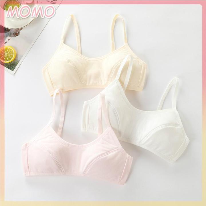 MOMO 10-16Yrs Soft Baby Bra Kids Training Bra Girls Sport Bra Teenage ...