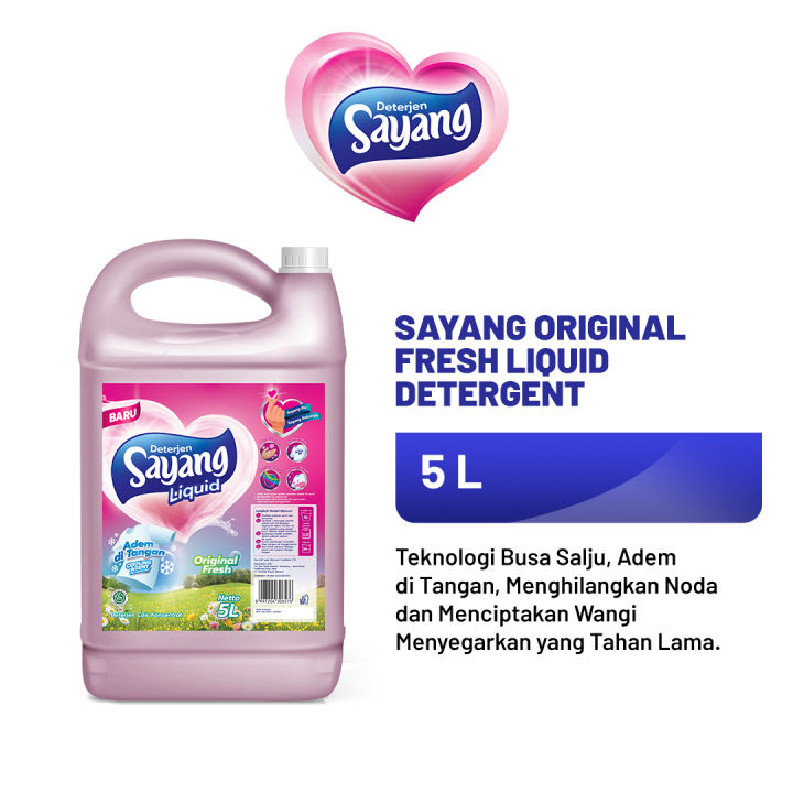 Sayang Original Fresh Liquid Detergent 5 Liter | Lazada Indonesia