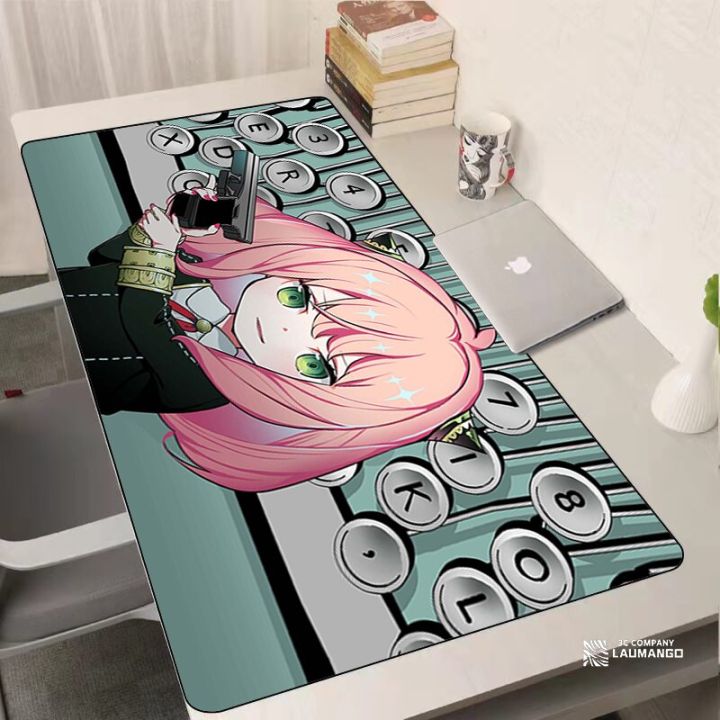 แผ่นรองเมาส์ 90x40cm SPY × FAMILY อุปกรณ์เกม Anya Forger Keyboard Table ...