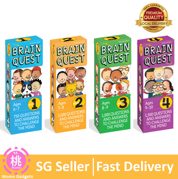 Brain Quest 1st Grade /2nd Grade / 3rd Grade / 4th Grade Q&A Cards: 750 ...