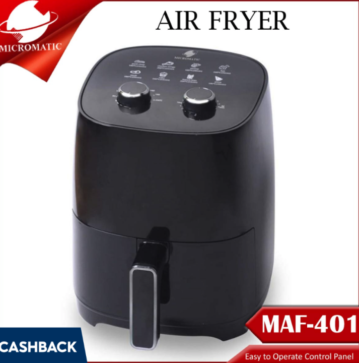 Micromatic MAF-401 4L Capacity Non-Stick Drawer Pan Air Fryer | Lazada PH
