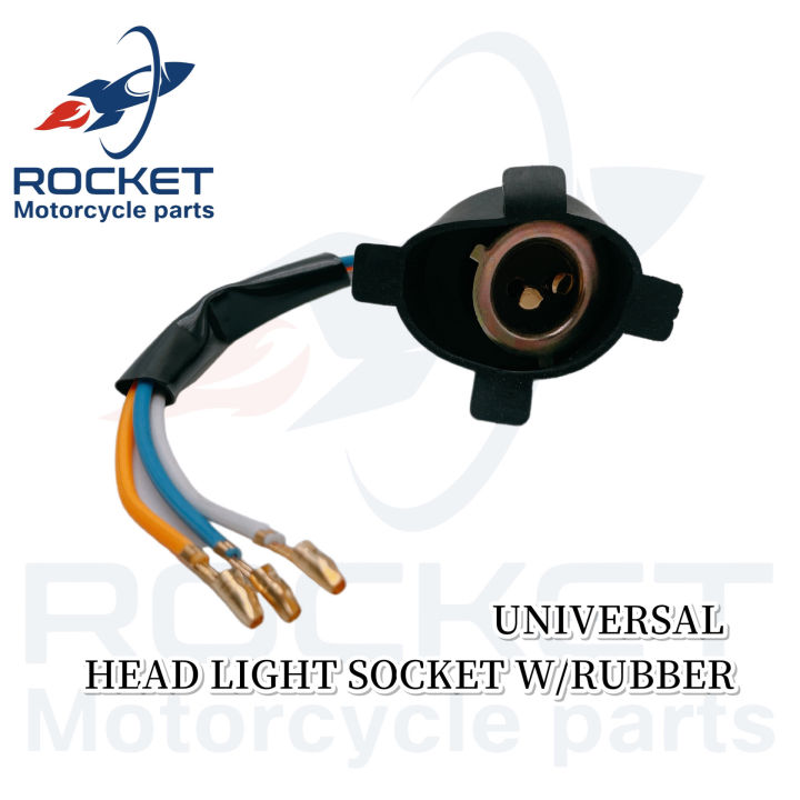 Motorcycle Parts Global Headlight Socket 1pcs Headlight Socket 1 Pcs