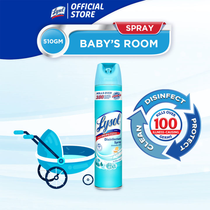 【COD】 Lysol Disinfectant Spray Baby's Room 510g | Lazada PH