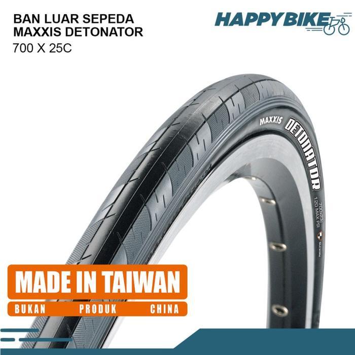 MAXXIS TIRE BAN LUAR SEPEDA ROAD FIXIE BIKE DETONATOR 700 X 25 BAN ...