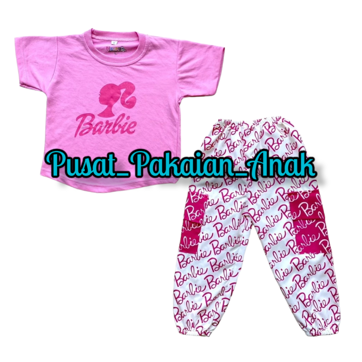 TERMURAH || SETELAN JOGGER ANAK || SET BARBIE ANAK TERBARU USIA 1-8 ...