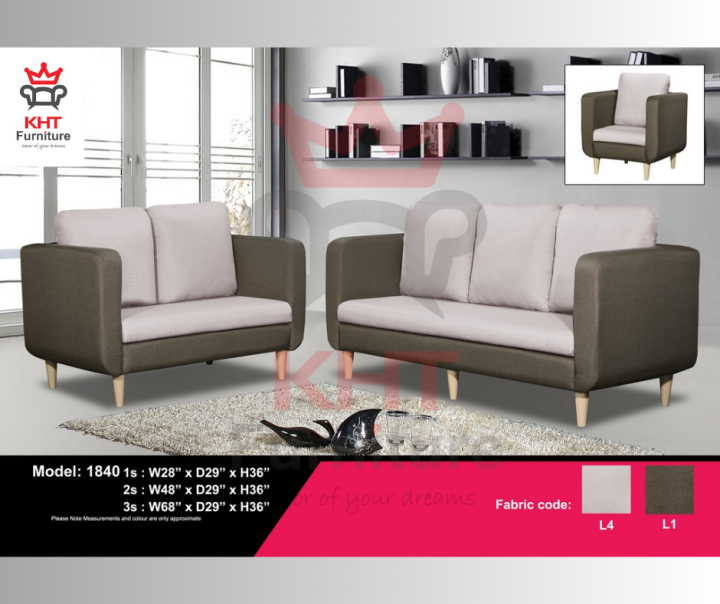 Fabric Modern Sofa 1, 2 and 3 Seater Full Set Sofa 1840 | Lazada