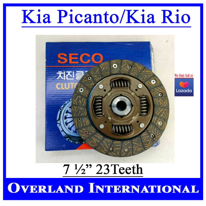 CLUTCH DISC SECO 12G ( 7 ½" , 23 Teeth , 12G ) , For Kia Picanto ...