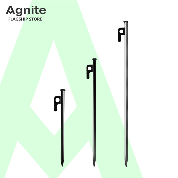 Agnite สมอบกเต็นท์ สมอบกเหล็ก หมุดยึดเต็นท์ หมุดยึดเต็นท์ หมุดปักพื้น ...