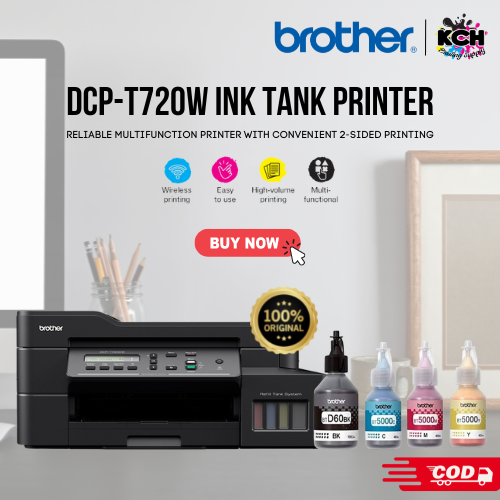 Brother DCP-T720dw All in One Wireless Colour Inkjet Printer with ...