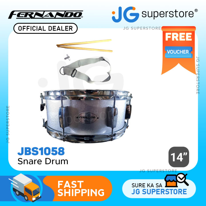 Fernando 14" Snare Drum Marching Set with Adjustable Mounting Straps ...