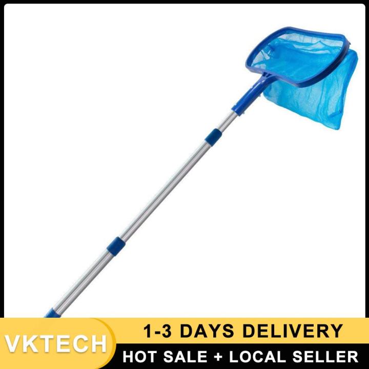 [Bside] Swimming Pool Skimmer Net w/Telescopic Pole Ponds Cleaning ...