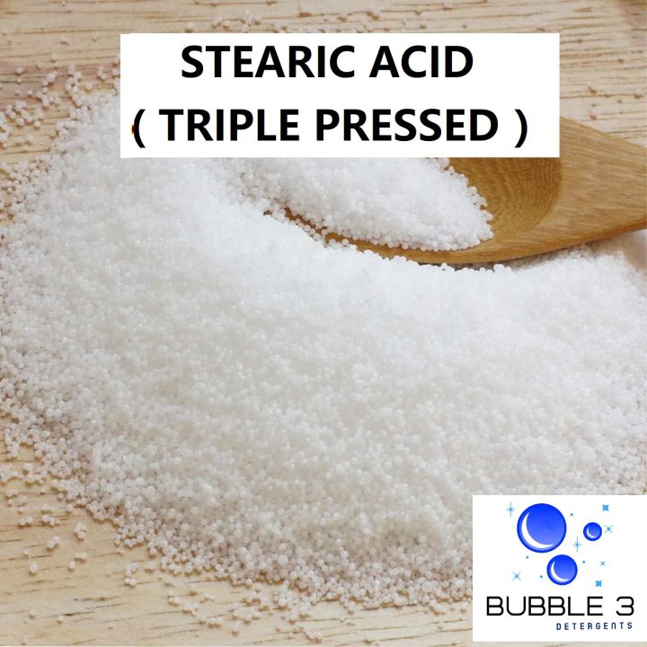 STEARIC ACID - TRIPLE PRESSED / powder type ( 500g & 1kg ) | Lazada