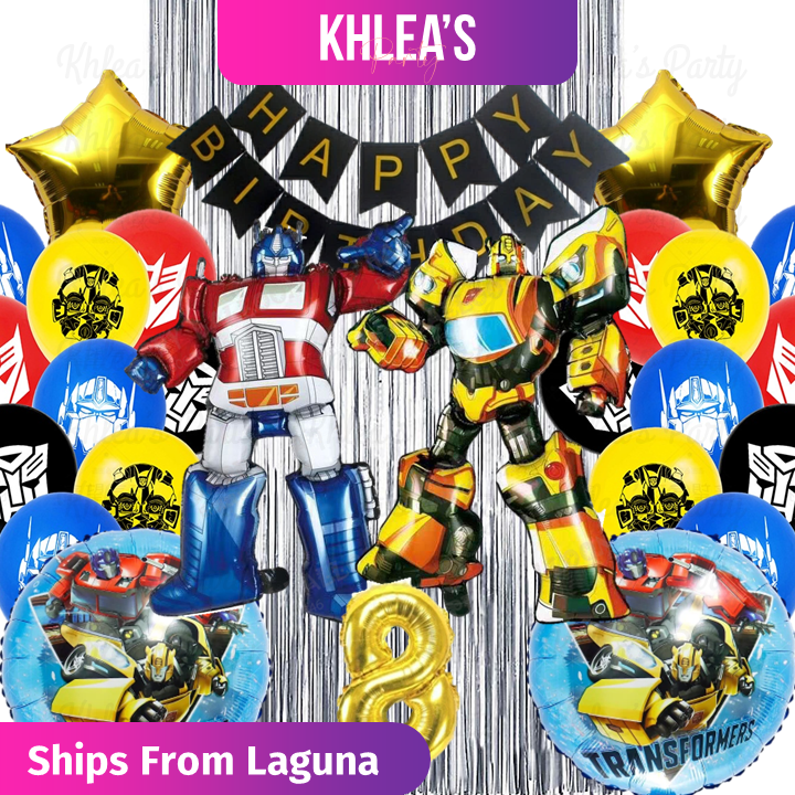 Transformers Birthday Party Theme Balloon Set | Lazada PH
