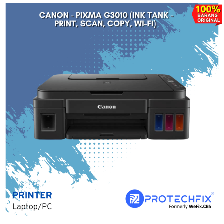 Printer Canon G3010 inktank - Print Scan Copy WIFI | Lazada Indonesia