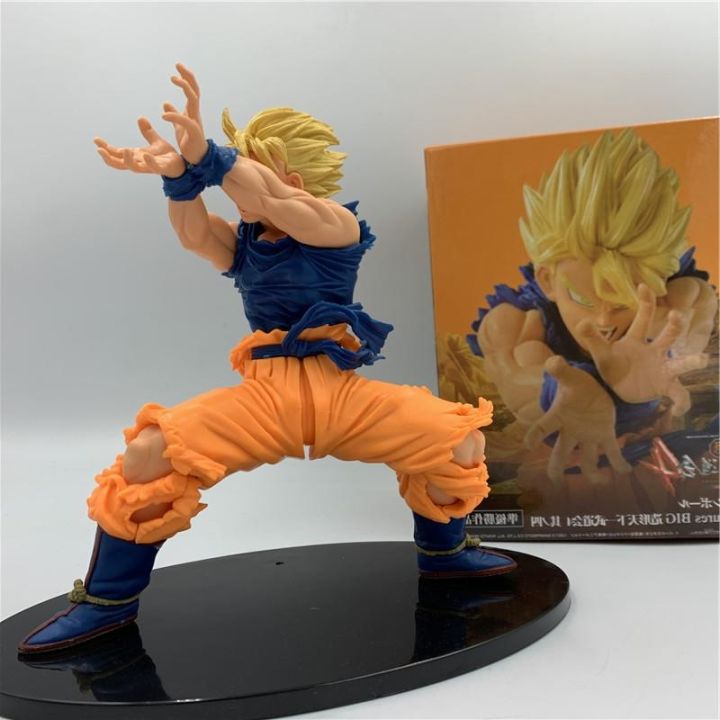 ω⁄•⁄ ⁄) Dragon Ball Z Figure Goku Bomb Form Battle Anime PVC DBZ ...