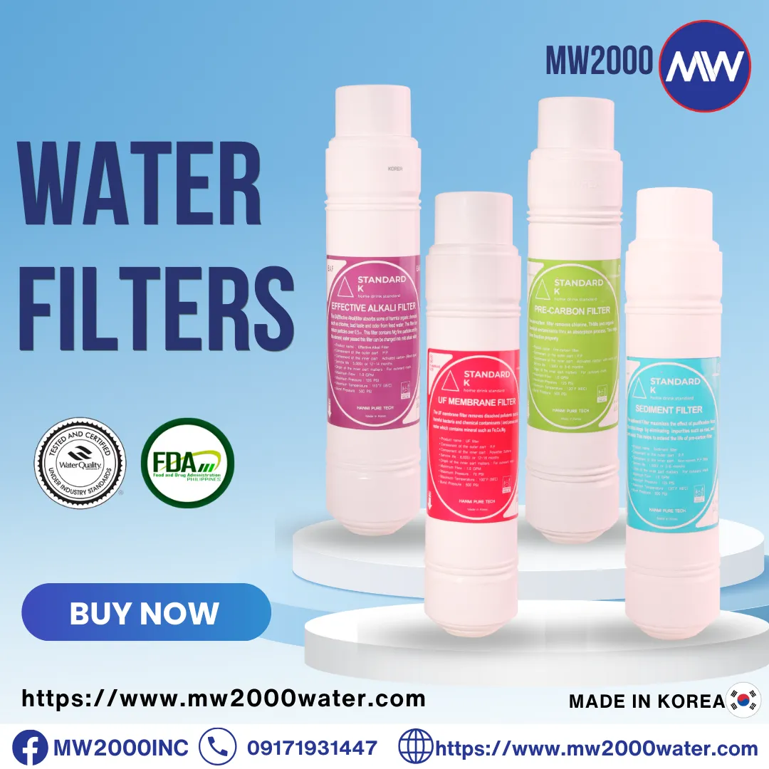 MW2000 Water Purifier Filters 1500L Direct Drinking water Filter ...