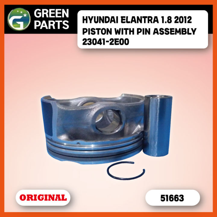 PISTON WITH PIN ASSEMBLY STANDARD SIZE (SOLD PER SET) FOR HYUNDAI ...
